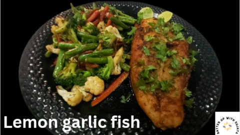 Quick And Easy Lemon Garlic Fish - Batter Up With Sujata