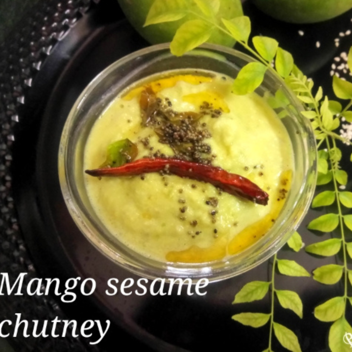 Mango Sesame Chutney - Batter Up With Sujata