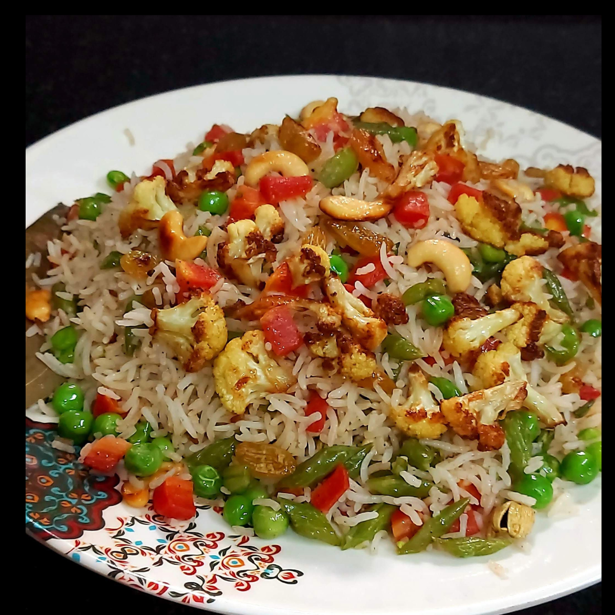 Mix Vegetable Fried Rice - Batter Up With Sujata