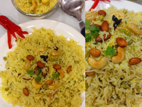 Shahi Coconut Milk Pulao - Batter Up With Sujata